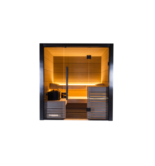 Harvia Fuji Luxury 3-6 Person | With Virta 9KW Heater – Steam Sauna Supply